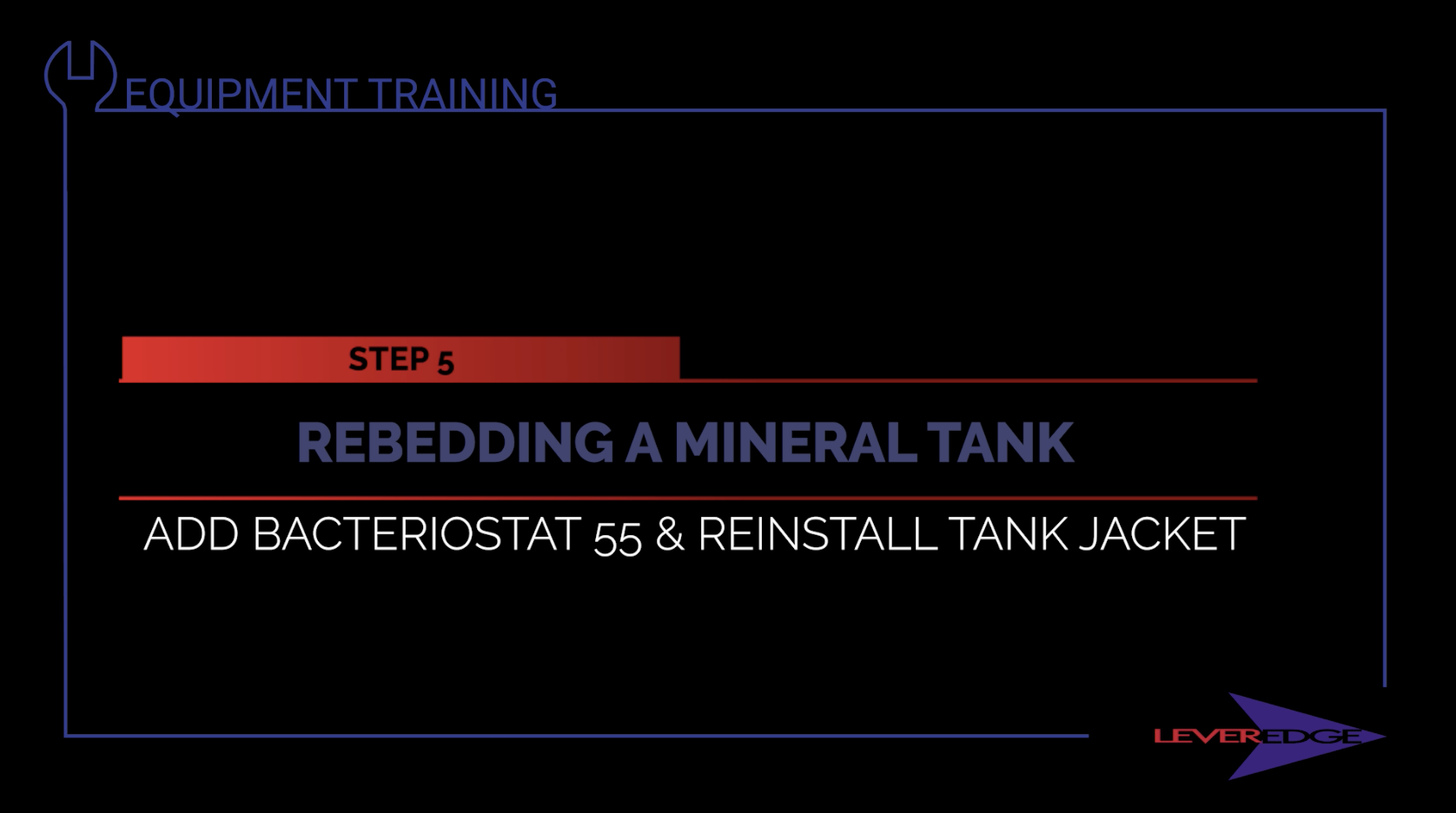 (VIDEO) How to Rebed a Mineral Tank - Step 5 - Add Bacteriostat 55 ...